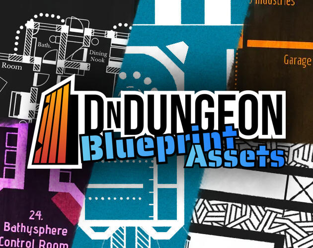DnDungeon Blueprint Assets for Dungeondraft